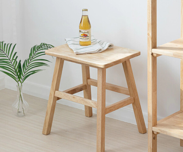 ArtStation - Mine Solid Wood Stool Chair Acacia Wood | Resources