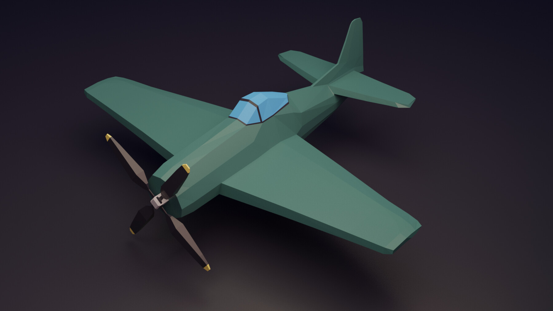 ArtStation - Low Poly Grumman Plane Game Assets | Game Assets