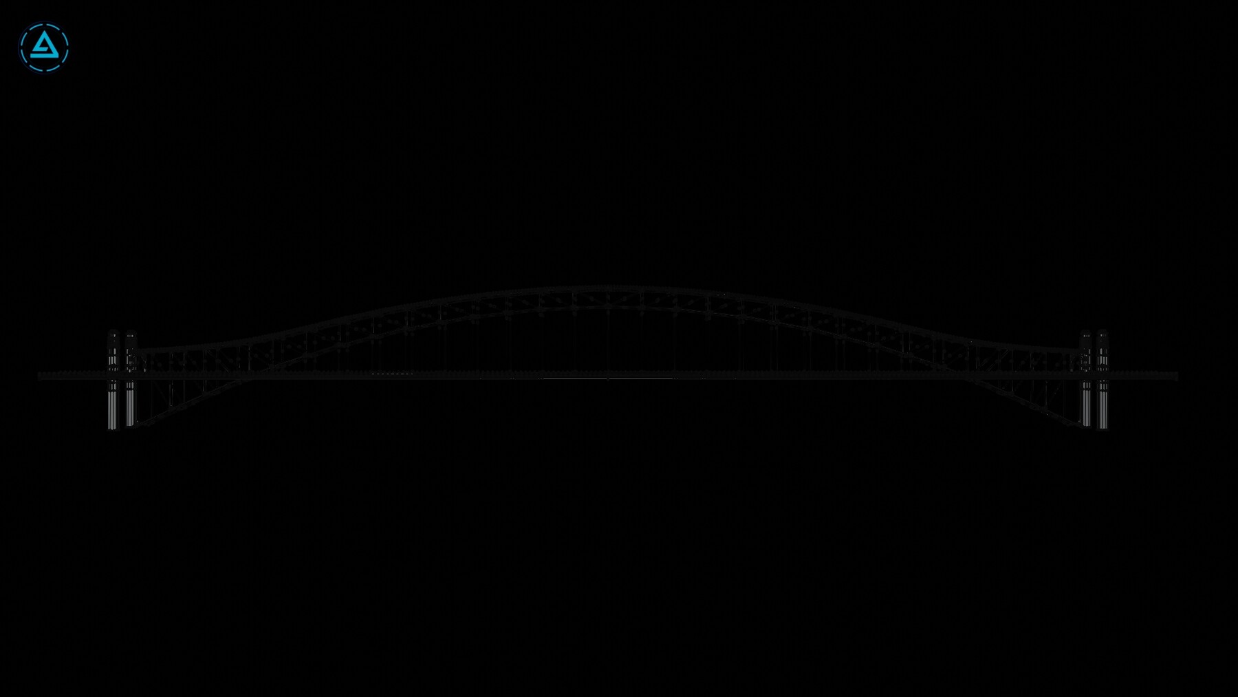 ArtStation - Steel Through Arch Bridge | Resources