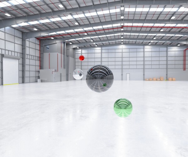 ArtStation - HDRI - Industrial Warehouse Interior 13 - 8192x4096 ...