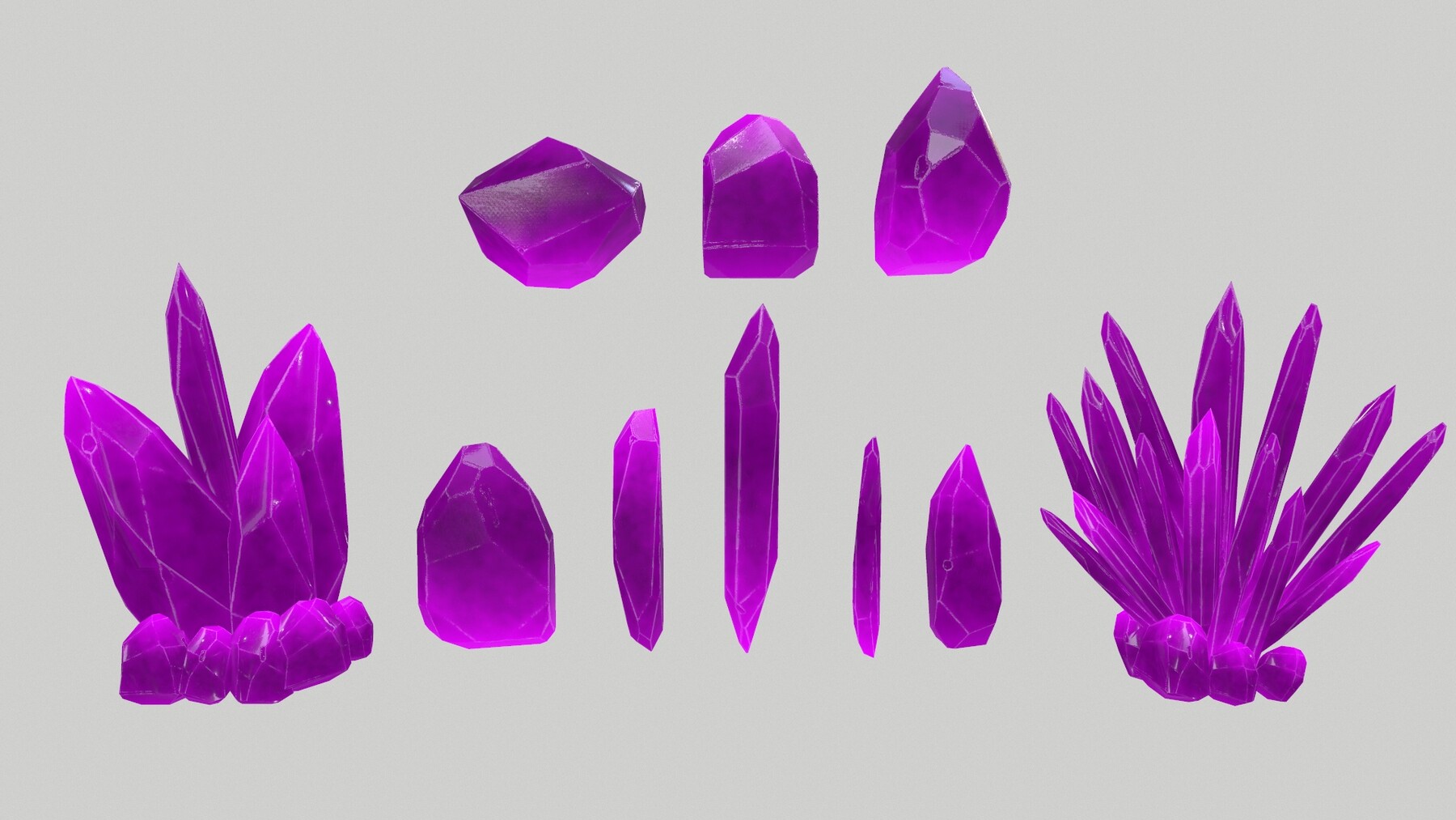 ArtStation - Crystal Set | Game Assets