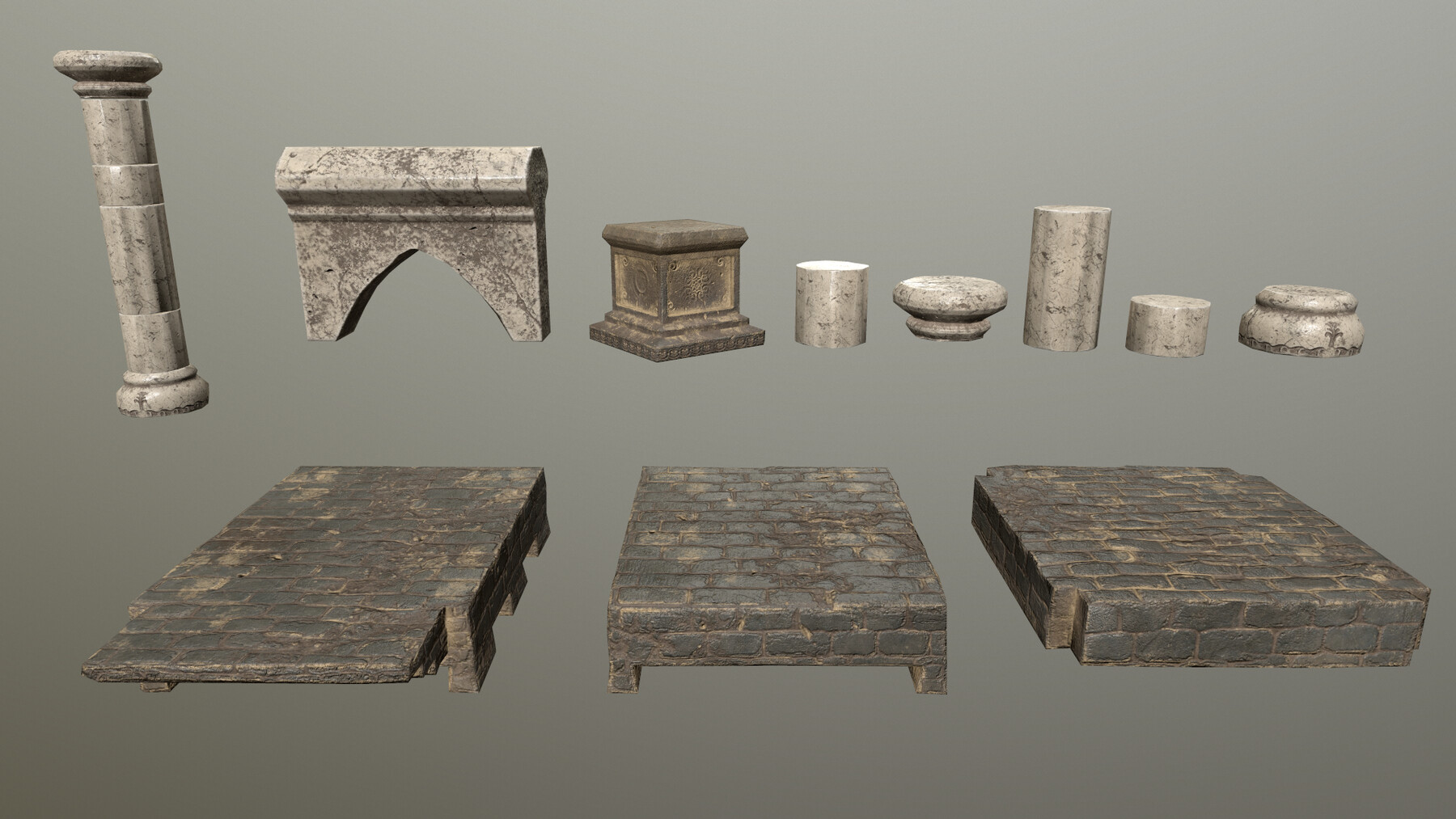 ArtStation - Altar Set | Game Assets