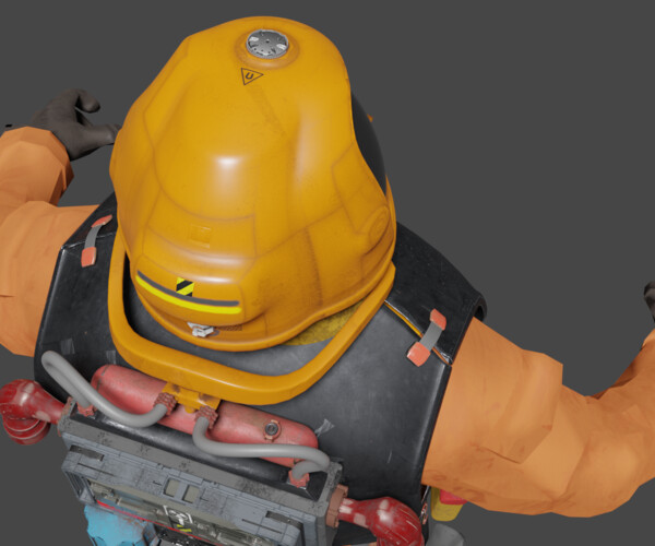 ArtStation - Space miner suit 3D model | Resources