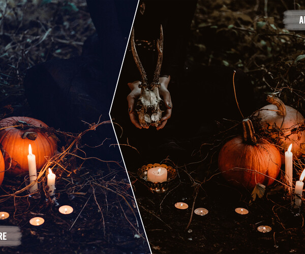 ArtStation - 50 Black Magic Mobile Presets Pack | Artworks