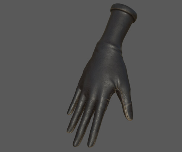 ArtStation - Ladies leather gloves | Resources
