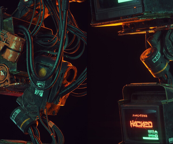 ArtStation - Cyberpunk Terminals Pack | Game Assets