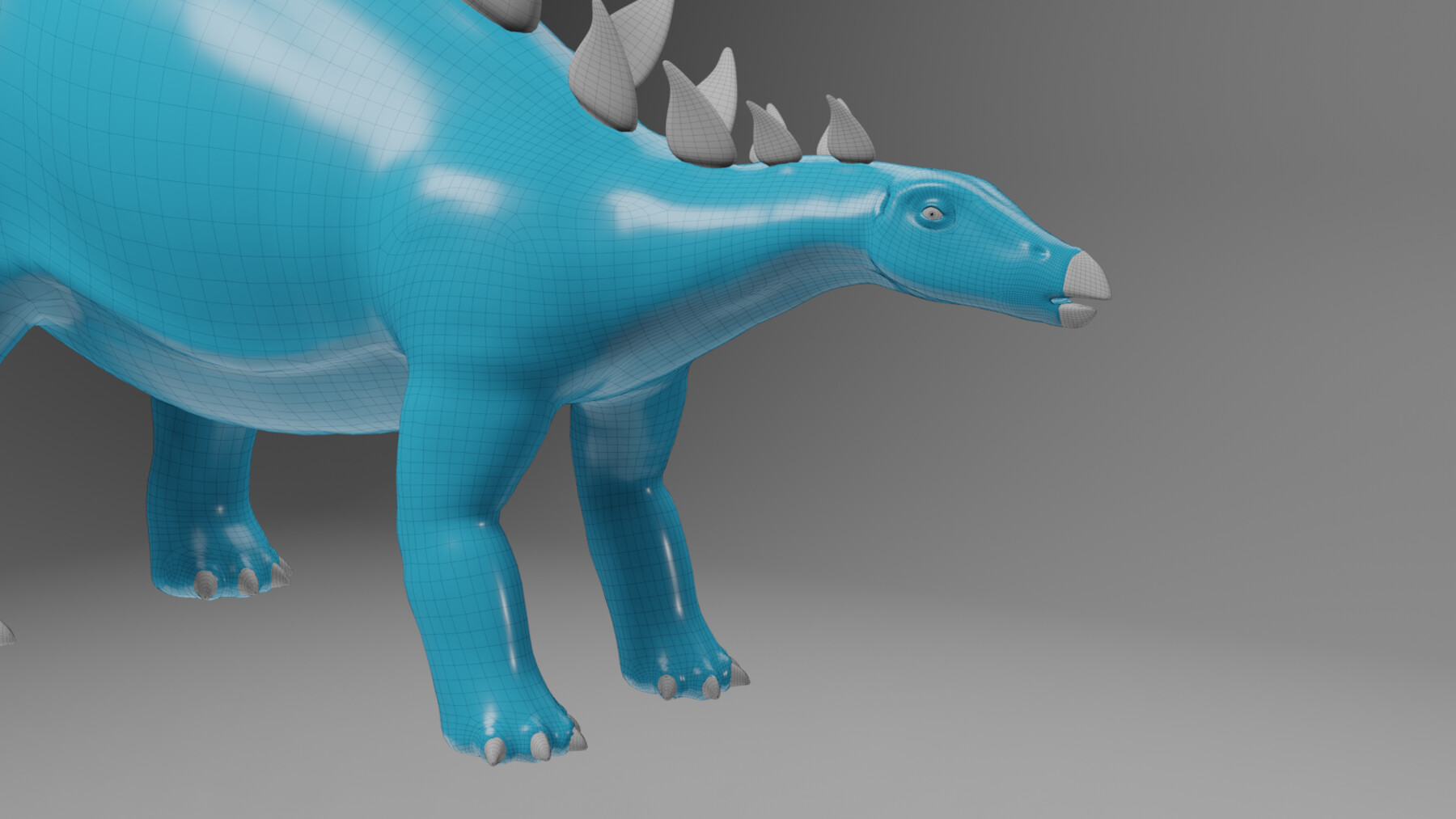 ArtStation - stegosaurus base mesh obj | Resources