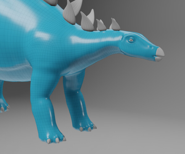 ArtStation - stegosaurus base mesh obj | Resources