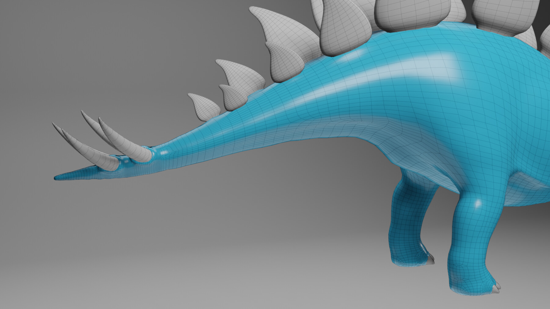 ArtStation - stegosaurus base mesh obj | Resources