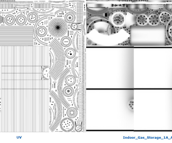 ArtStation - Indoor Gas Storage 1A | Game Assets