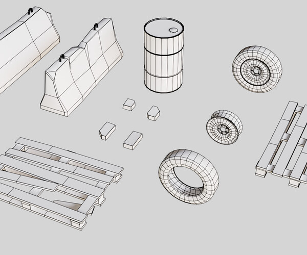 ArtStation - Garbage pack | Game Assets