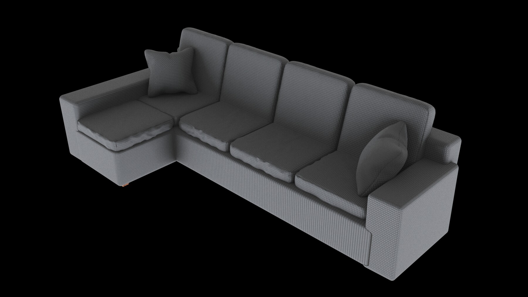 ArtStation - L-shaped Sofa 3d Model | Game Assets