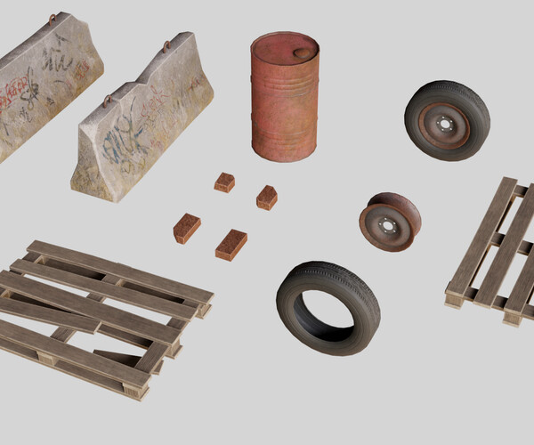 ArtStation - Garbage pack | Game Assets