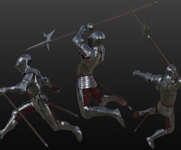 ArtStation - Knight Poses - Over 1000 Reference Images (turnaround ...