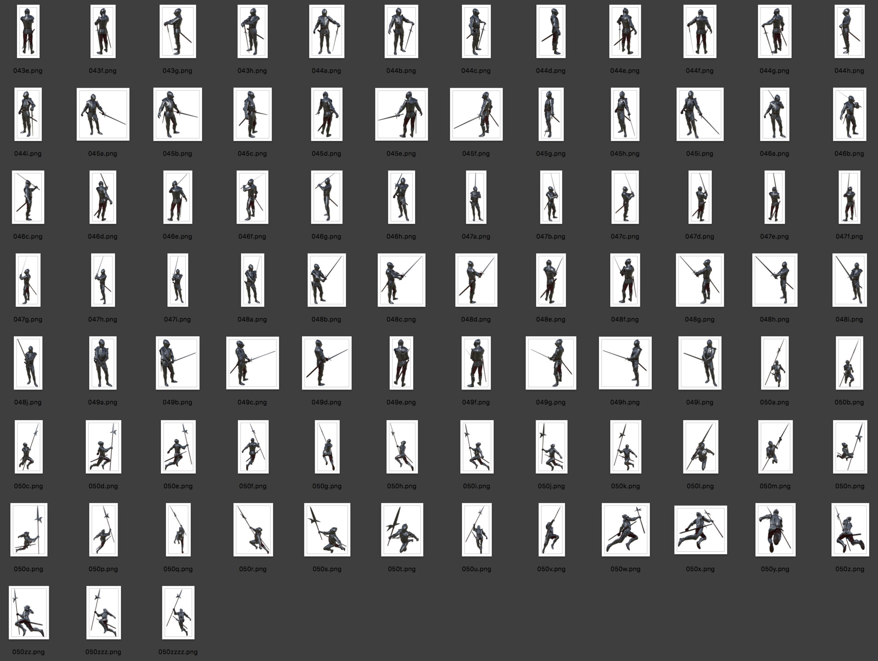 ArtStation - Knight Poses - Over 1000 Reference Images (turnaround ...