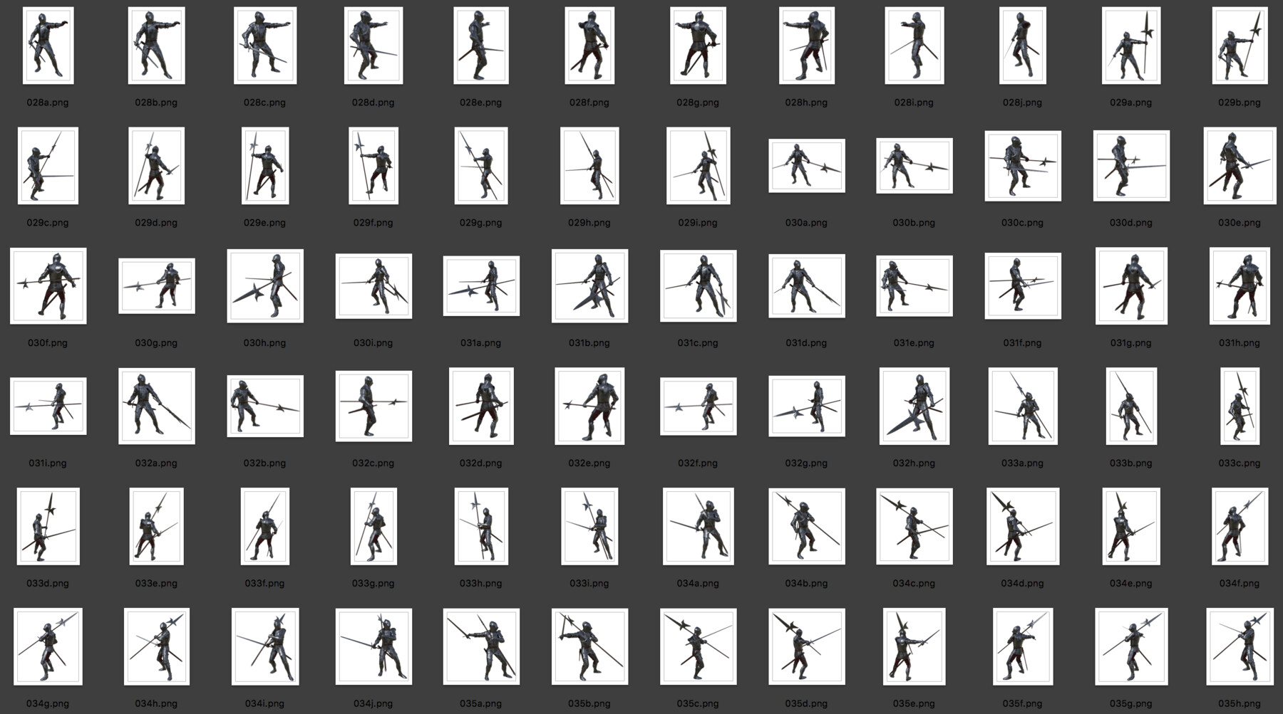 ArtStation - Knight Poses - Over 1000 Reference Images (turnaround ...