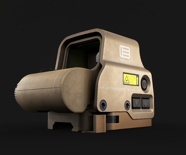 ArtStation - EOTech EXPS3 Holographic Sight | Game Assets