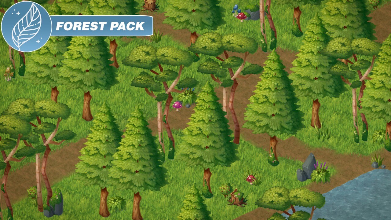 ArtStation - Forest Pack - 2D Handpainted assets | Game Assets