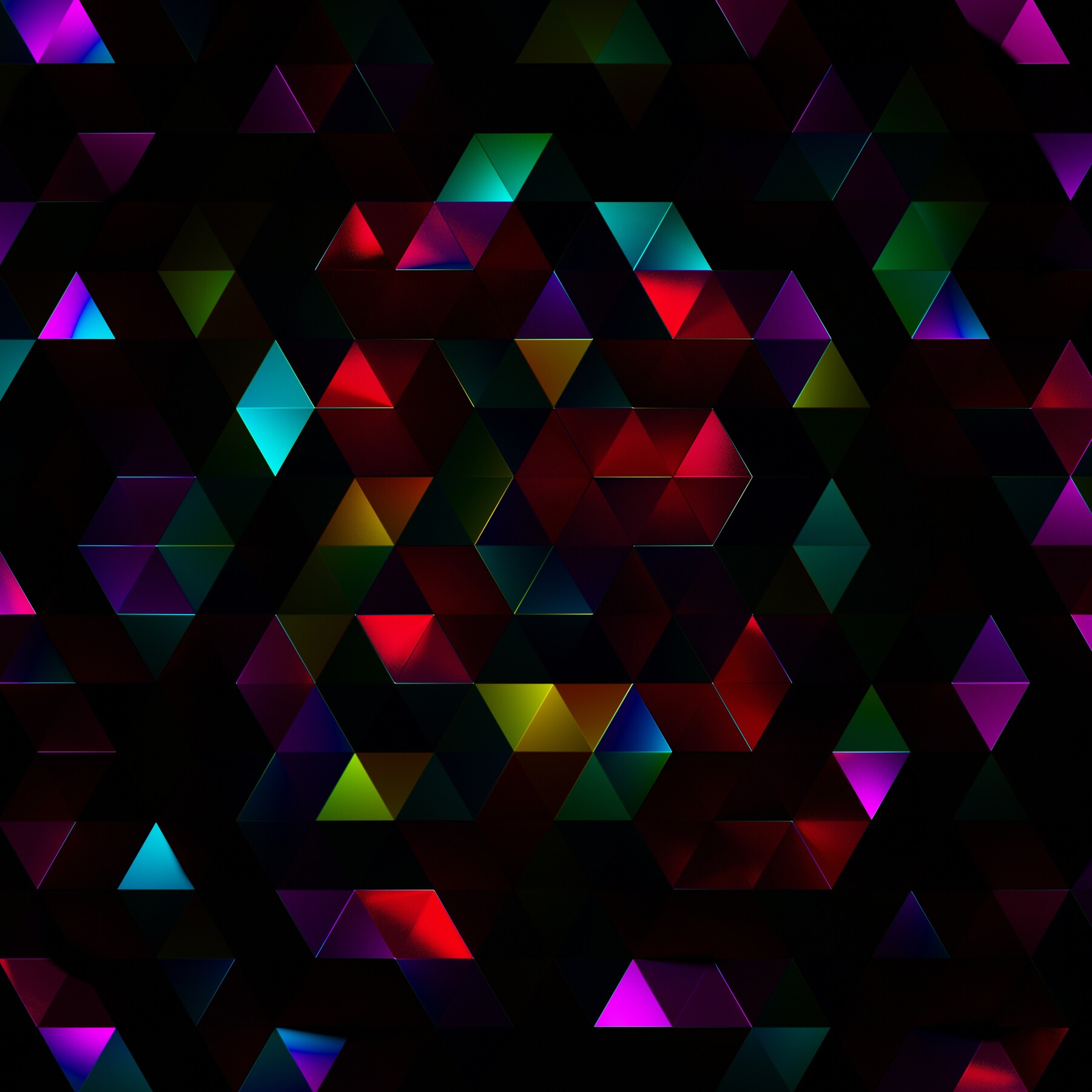 ArtStation - 3D abstract triangle background pack (4 items) | Artworks