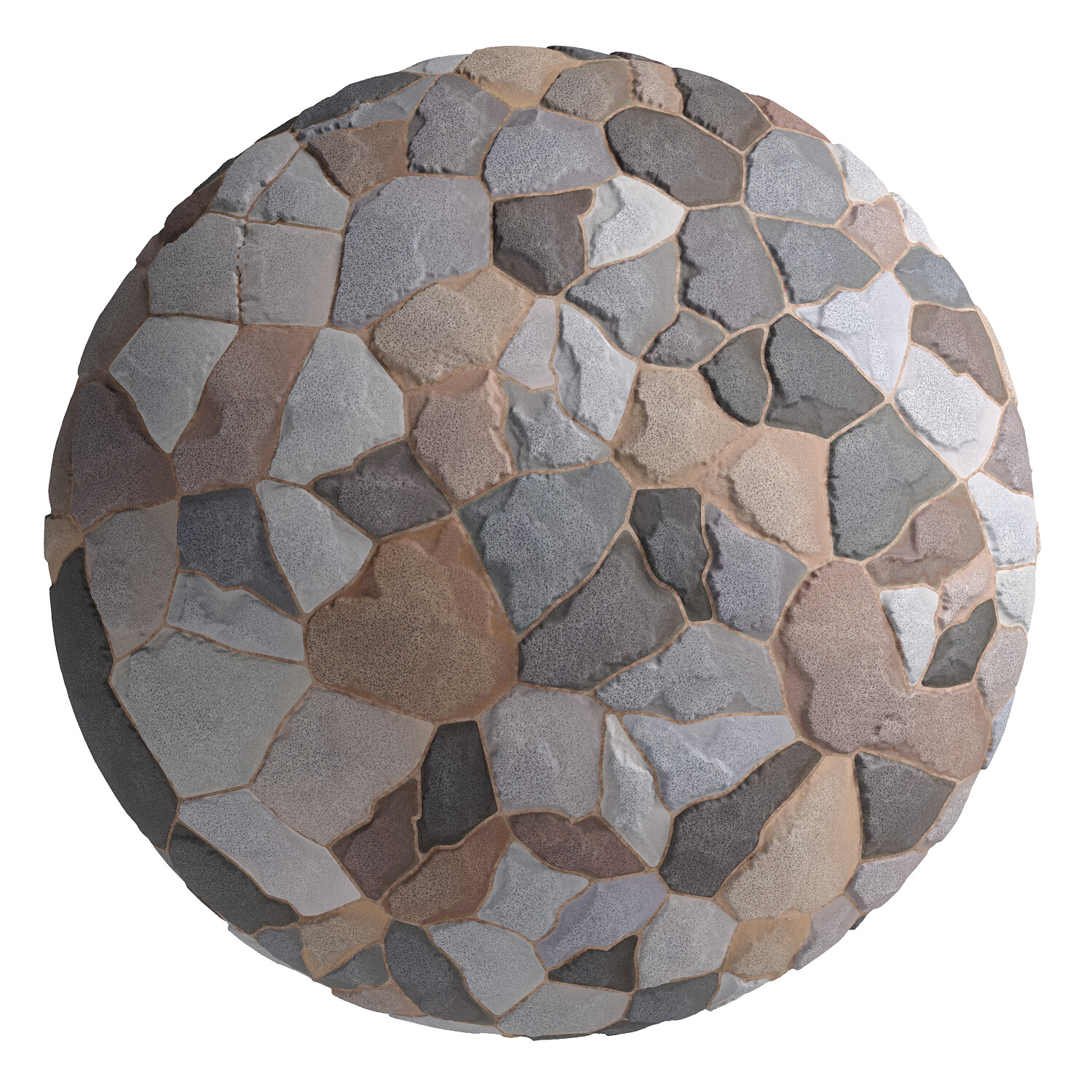 ArtStation - Ston Wall Material 3 - By 3 color, Pbr By Sbsar, 4k | Game ...