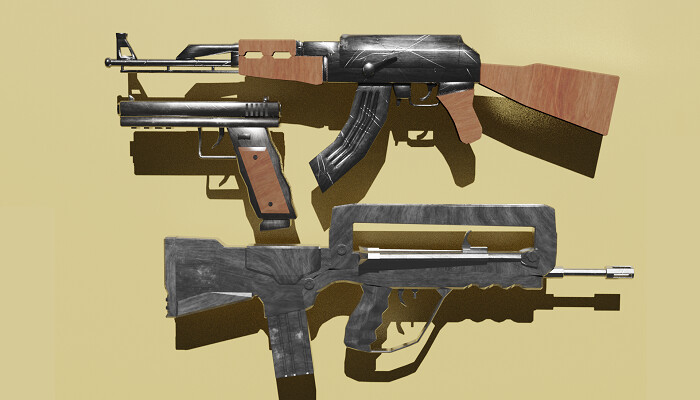 ArtStation - Small pack weapons | Game Assets