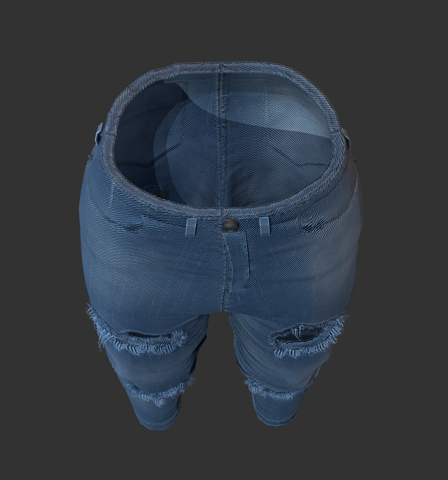 ArtStation - Jeans with threads | Game Assets