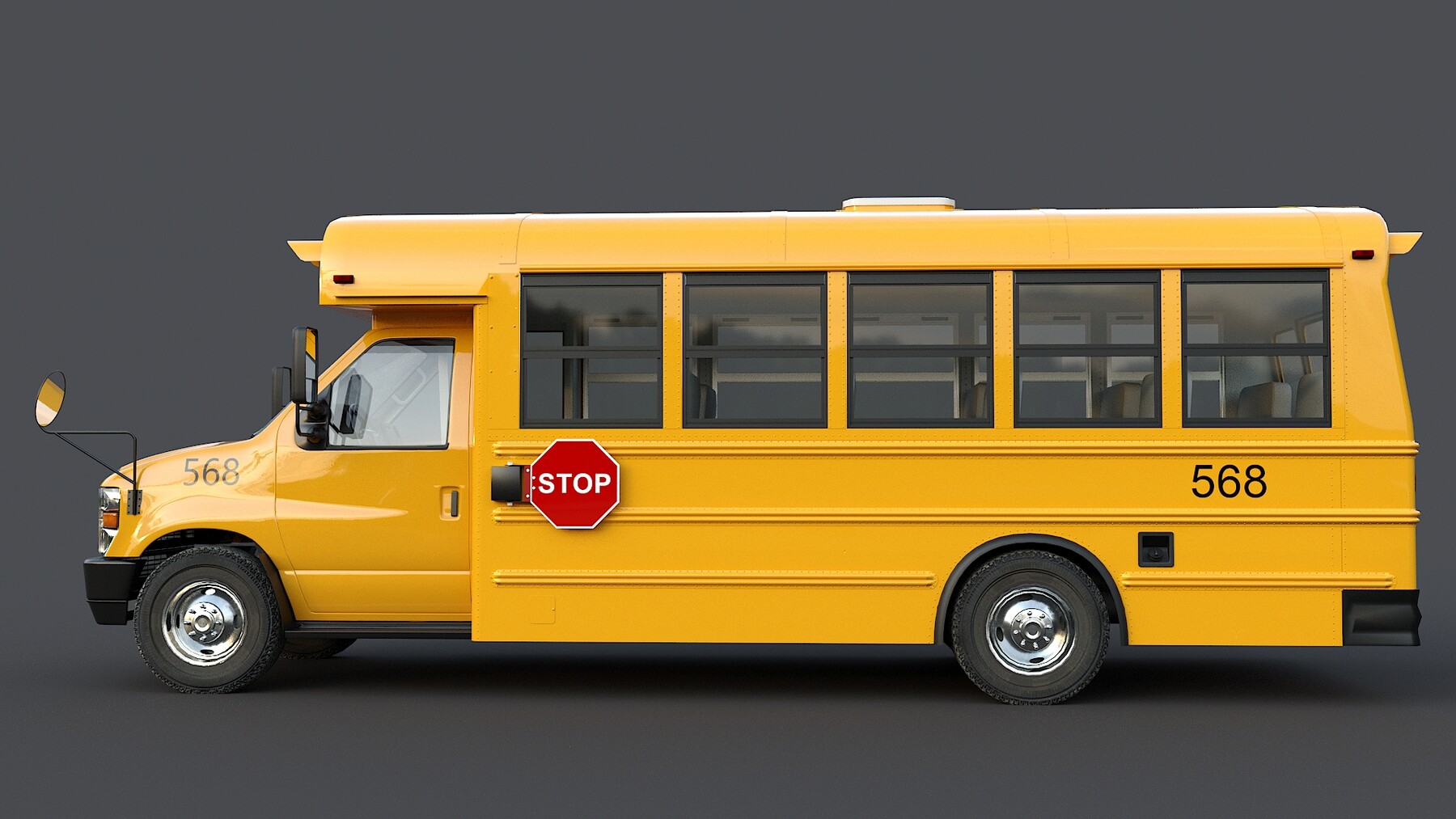 ArtStation - Ford E-Series School bus Type A | Resources