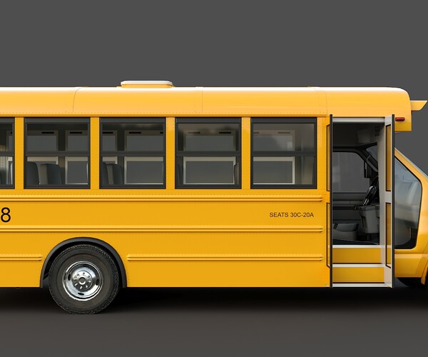 ArtStation - Ford E-Series School bus Type A | Resources