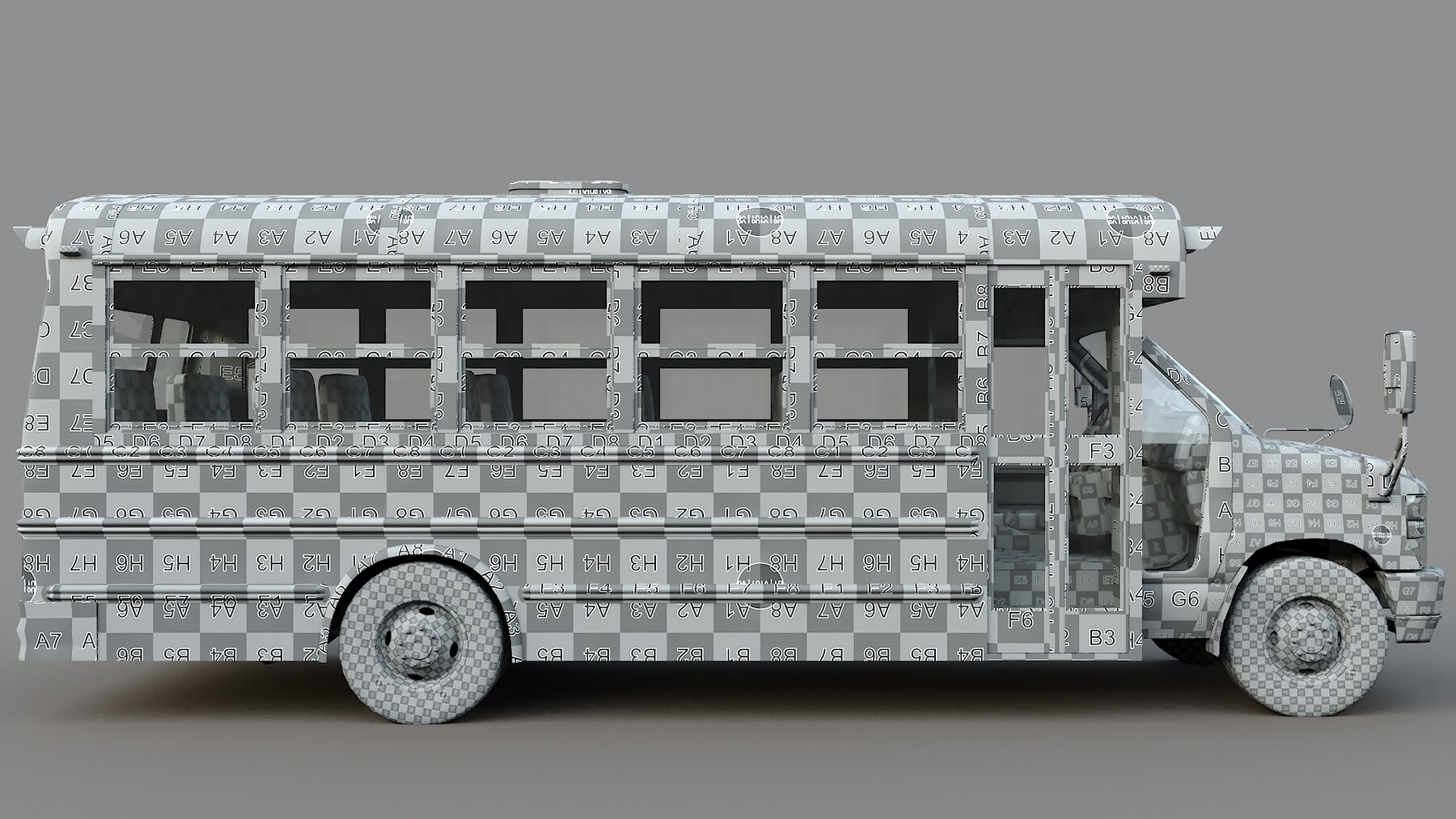 ArtStation - Ford E-Series School bus Type A | Resources