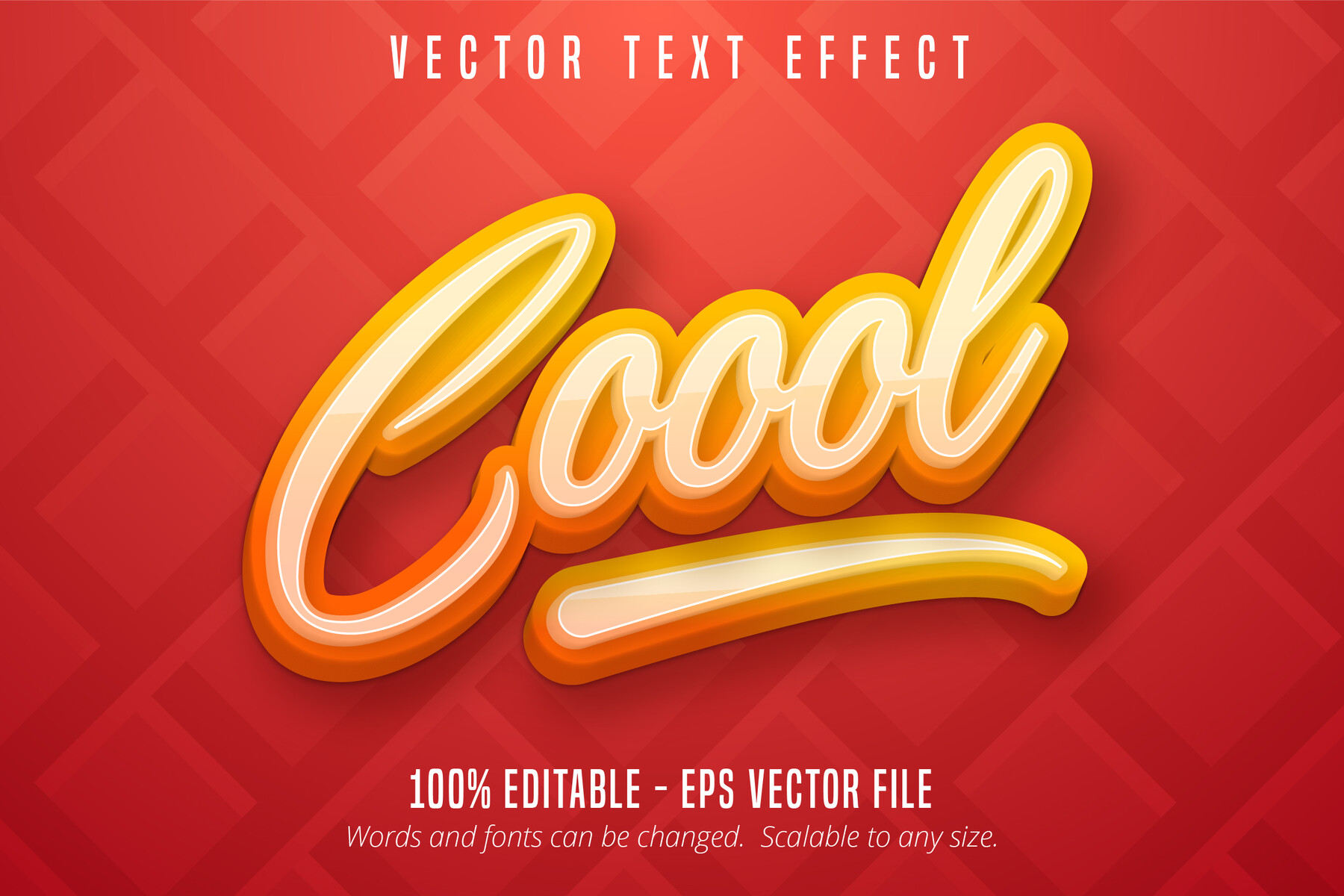 ArtStation - Cool text, cartoon style editable text effect | Artworks