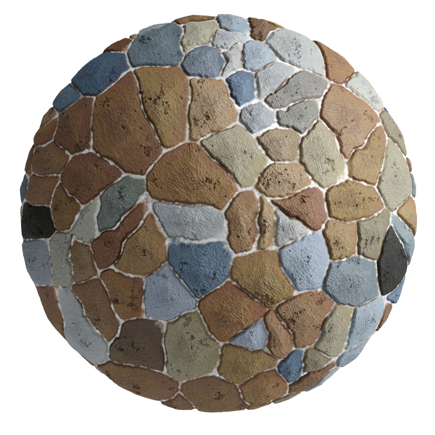 ArtStation - Ston Wall Material 4 - By 3 Color, Pbr By Sbsar, 4k ...