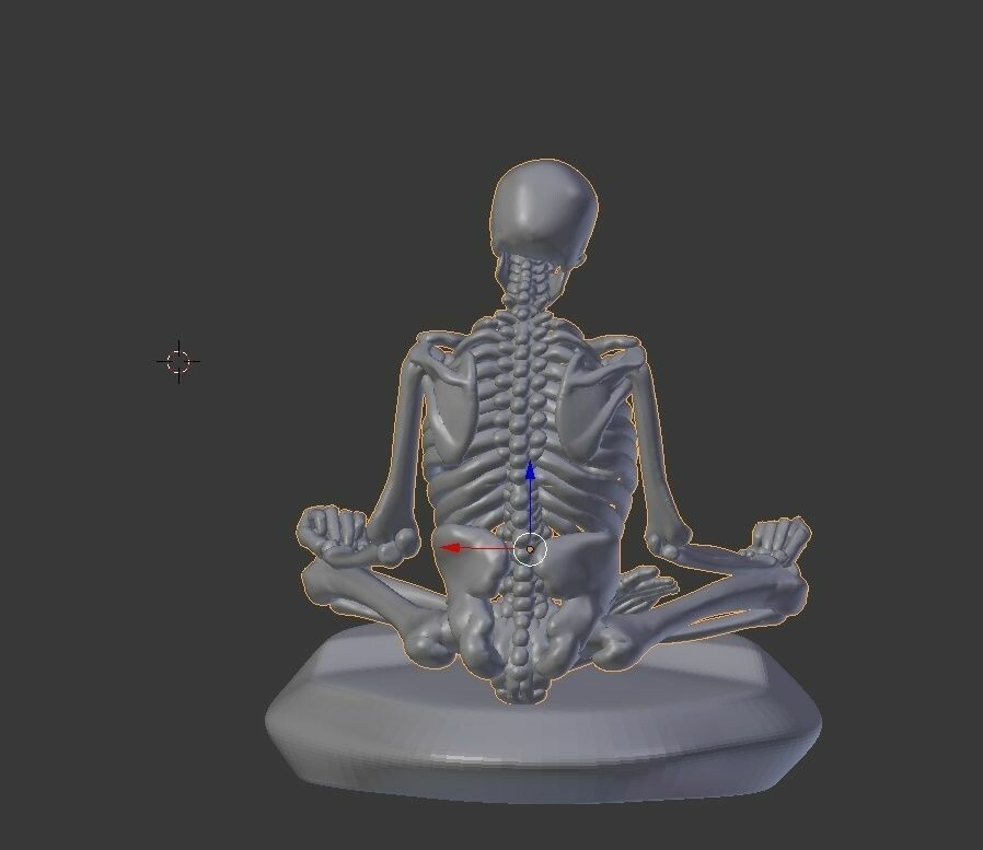 ArtStation - Skeleton Meditating | Game Assets