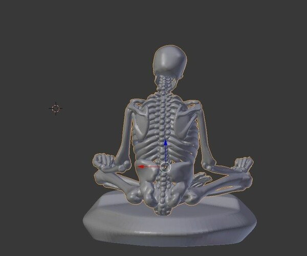 ArtStation - Skeleton Meditating | Game Assets
