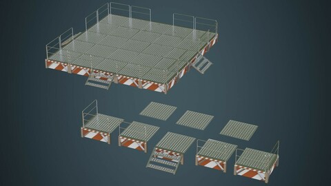 ArtStation - Stage Platform 1A | Game Assets