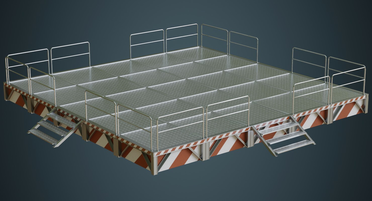 ArtStation - Stage Platform 1A | Game Assets