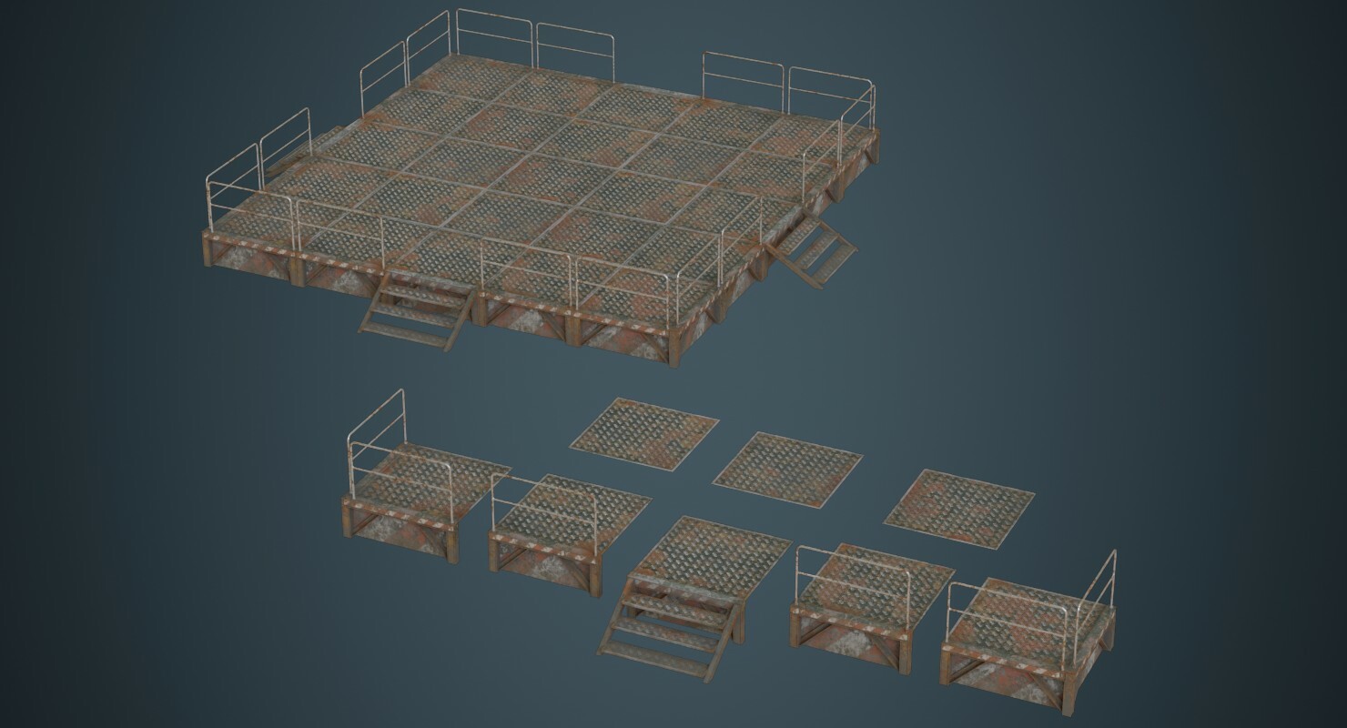 ArtStation - Stage Platform 1B | Game Assets