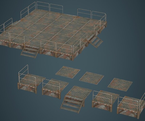 ArtStation - Stage Platform 1B | Game Assets