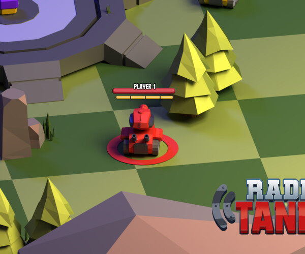 ArtStation - Low Poly Tank Game Assets | Game Assets