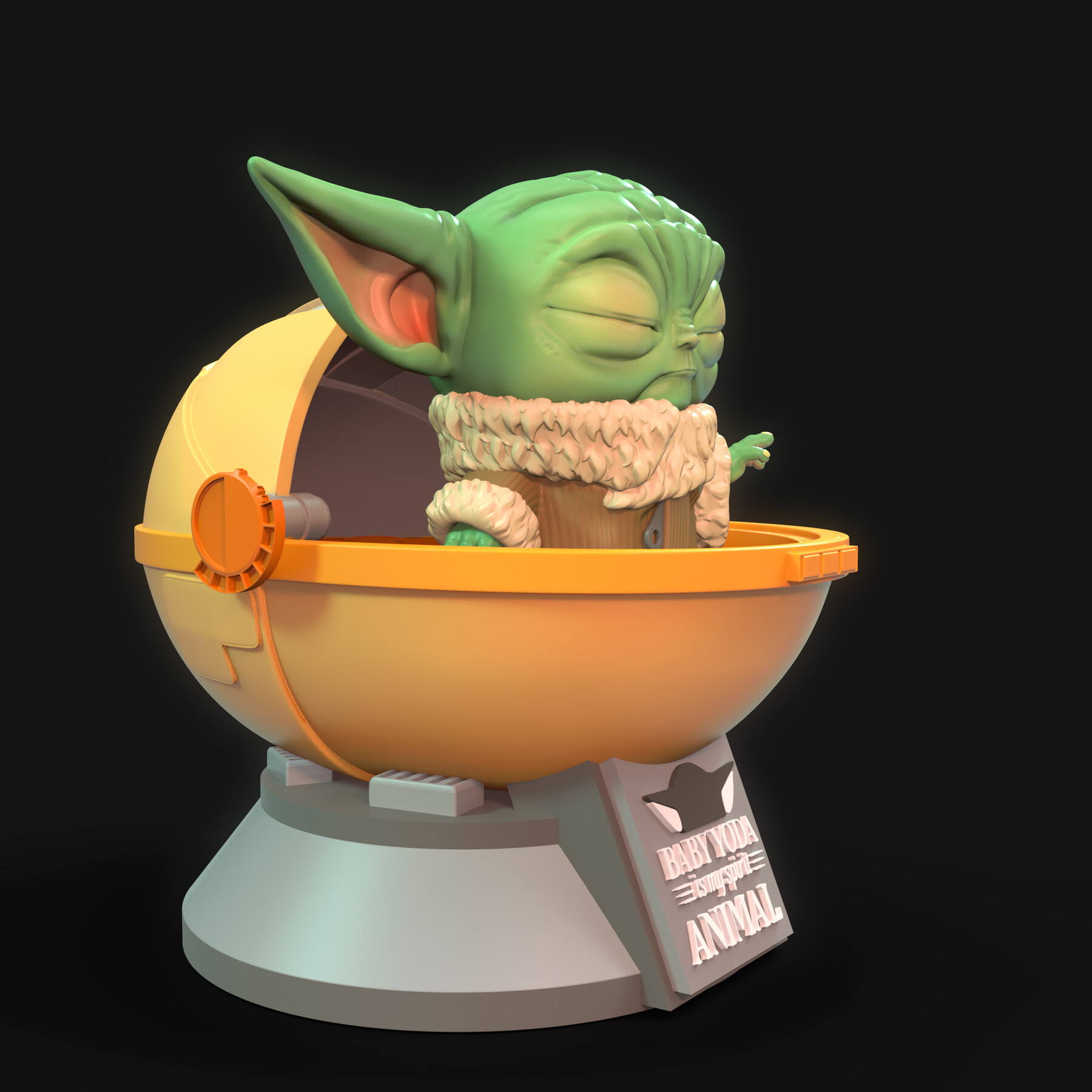 ArtStation - Baby Yoda | Game Assets