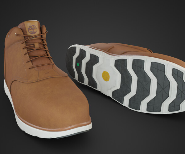 ArtStation - Timberland Trainers Shoes 3D Asset | Game Assets