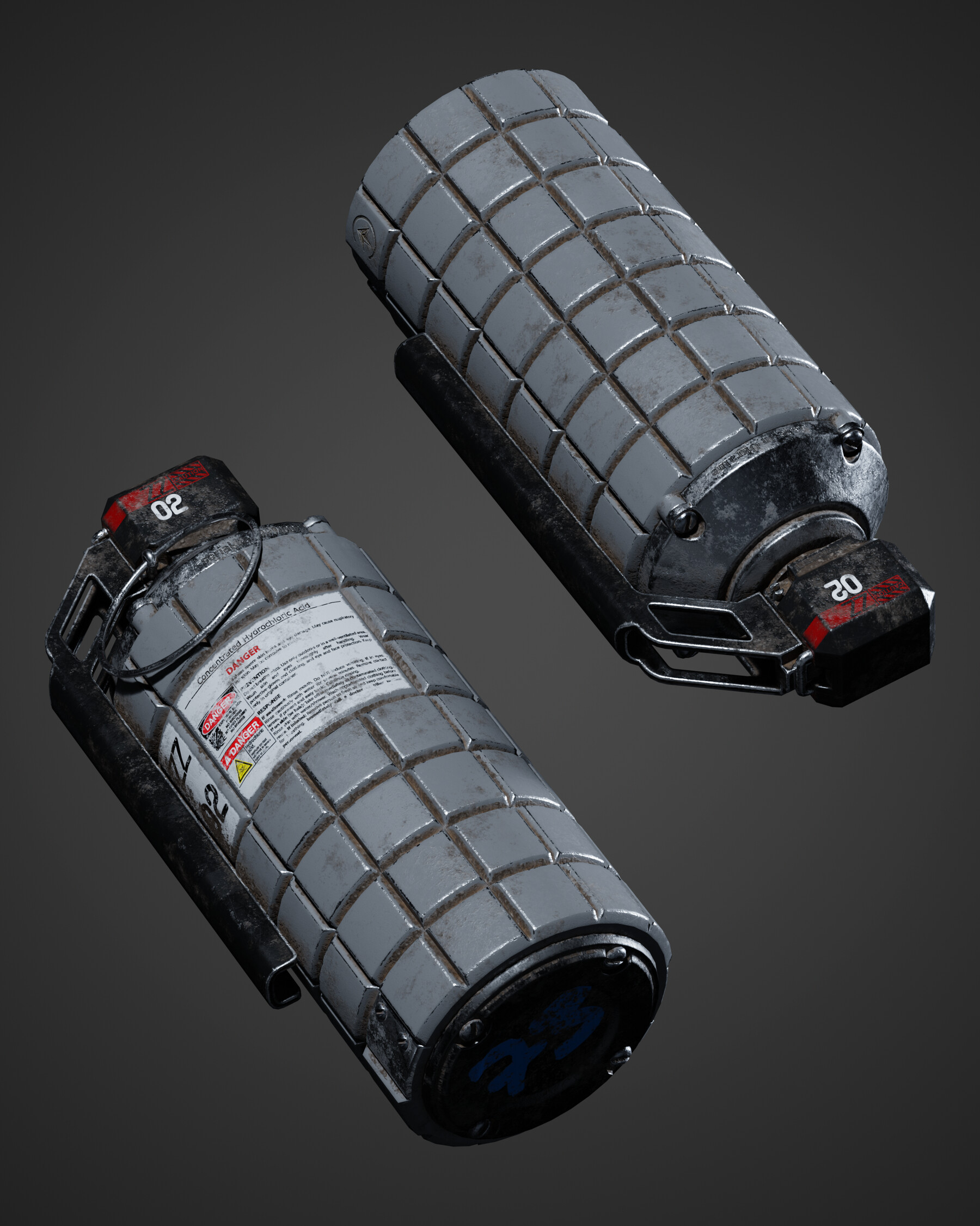 ArtStation - ZZ Grenade 02 | Game Assets