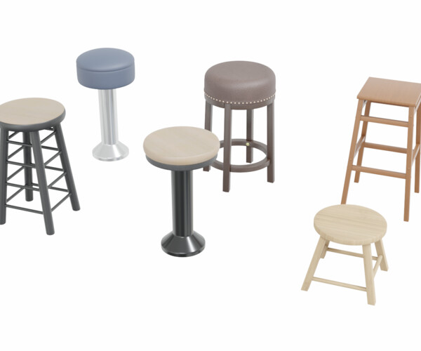 ArtStation - Stool Collection | Game Assets