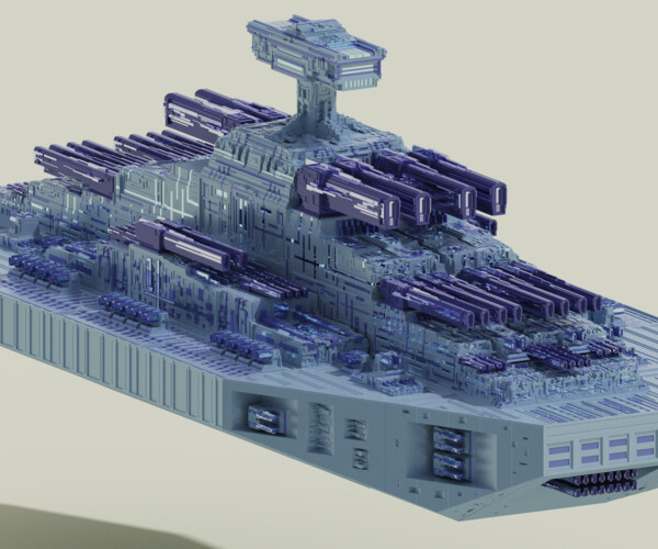 ArtStation - 3d voxel iso space ship | Game Assets