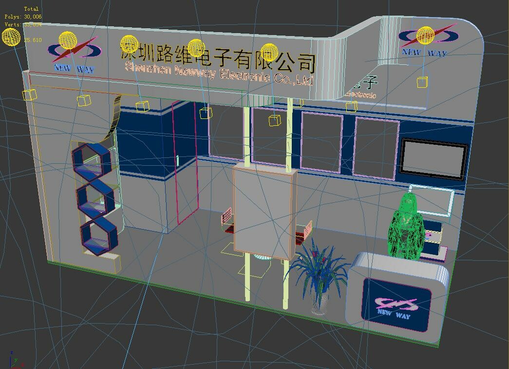 ArtStation - Booth - Area - 6X3-3DMAX2009-01 | Resources