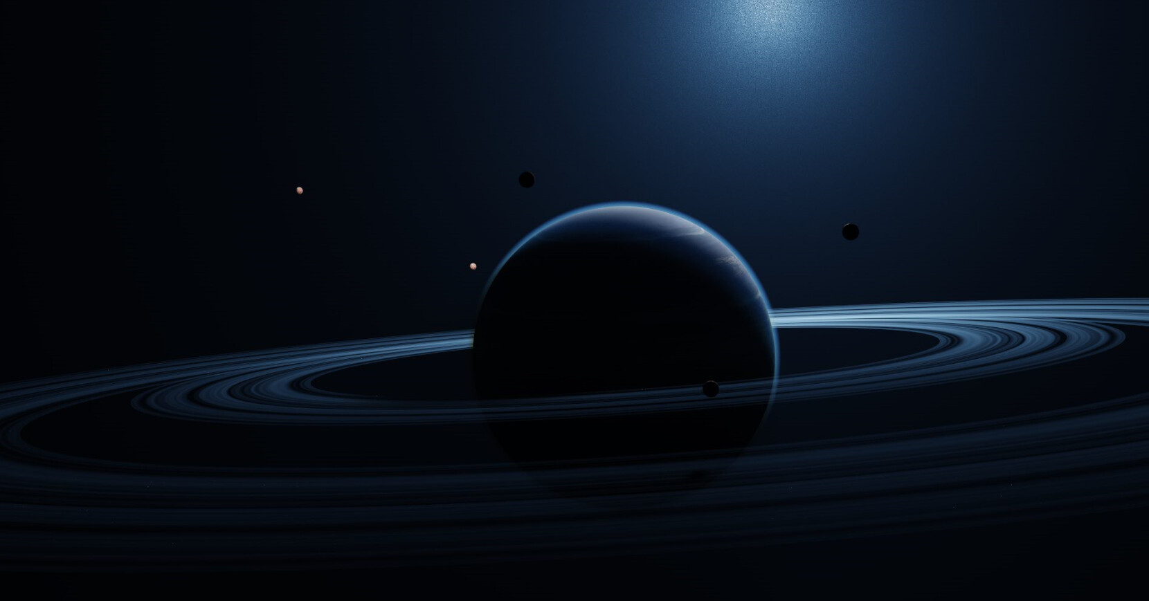 ArtStation - gas giant with a double ring | Resources