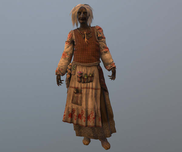 ArtStation - Witch Baba Yaga | Game Assets