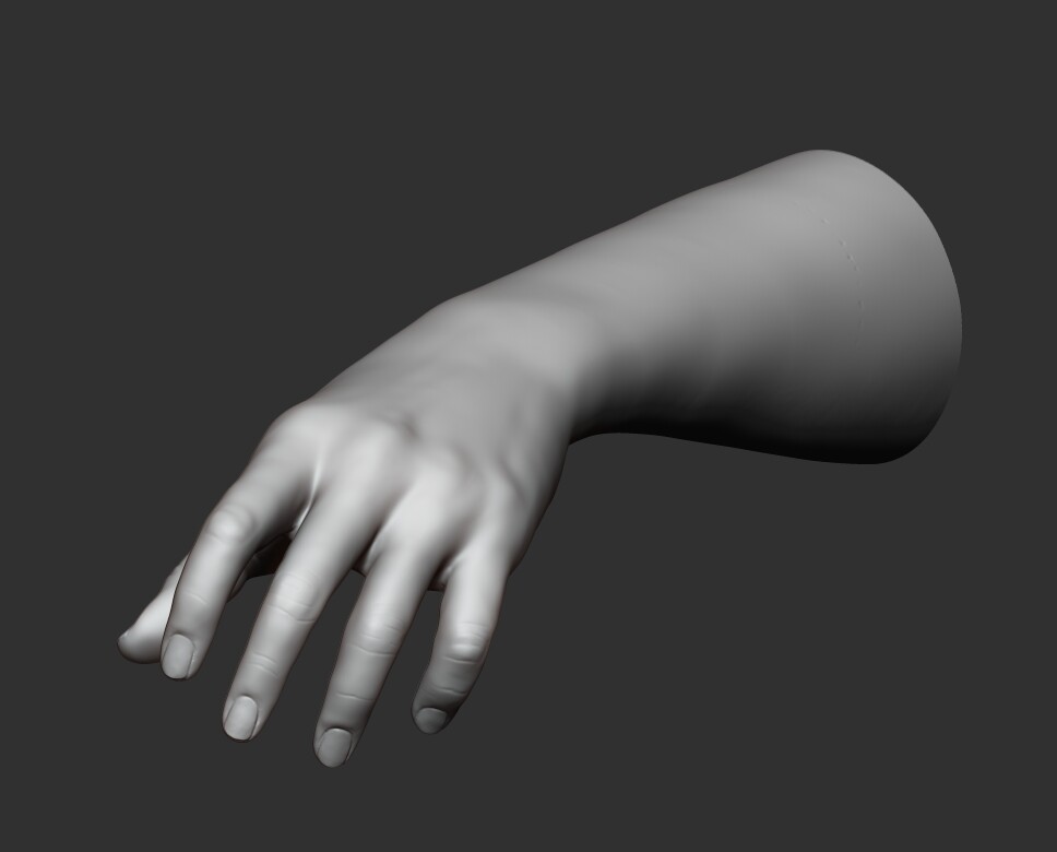 ArtStation - Woman Hand Base Mesh | Resources