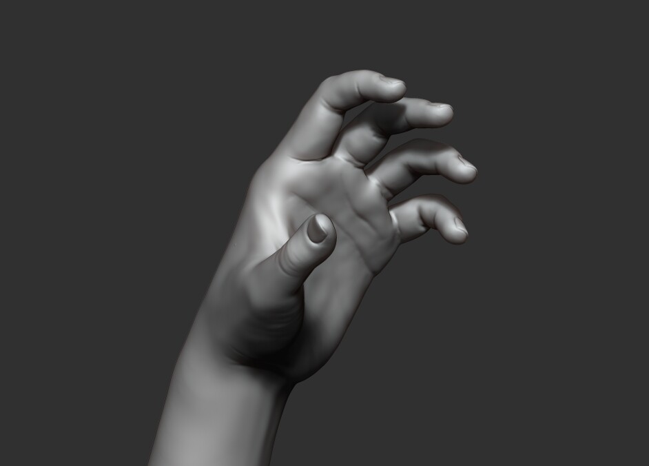 ArtStation - Woman Hand Base Mesh | Resources