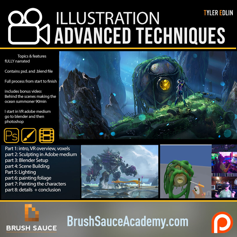 ArtStation - Advanced illustration techniques V1 | Tutorials