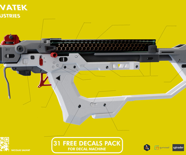 ArtStation - 31 Free Decals Pack . | Resources